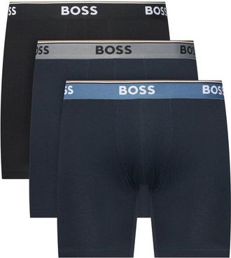HUGO BOSS Boxershorts-Set BoxerBrLong 3P Power 50538142 Schwarz