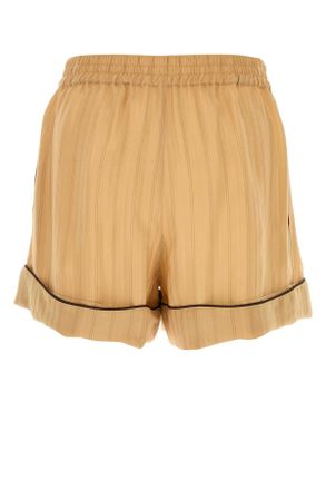 Saint Laurent Pyjama Bermuda Shorts - Beige