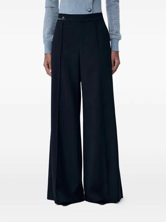 Marni high-waisted wide-leg trousers - Schwarz