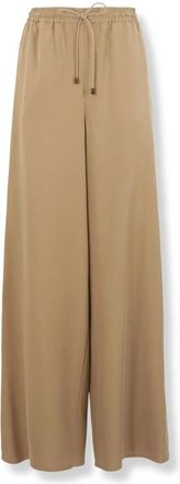 Max Mara Femme, Pantalons, Beige, Taille: 38 FR Wide Pantalons