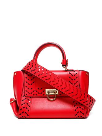 Ferragamo sac Sophia en cuir (années 2010-2020) - Rouge