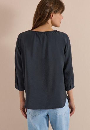 Cecil Carmenbluse Sommerbluse, Viskosemix, Carmenausschnitt