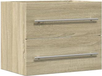 vidaXL Vidaxl - Armoire d&eacute;vier Ch&ecirc;ne sonoma 60x38,5x48 cm Agglom&eacute;r&eacute;