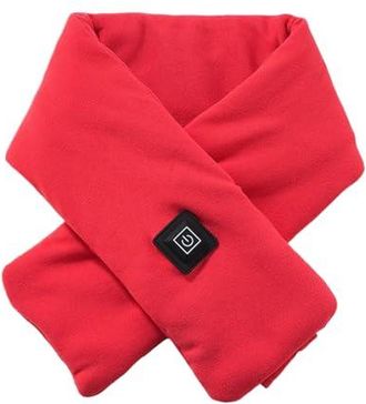 Generic &Eacute;charpe chauffante - Design coupe-vent portable aliment&eacute; par USB, cache-cou en polaire, syst&egrave;me de chaleur, l&eacute;ger pour lhiver, le ski, le snowboard, l