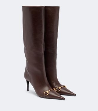 Gucci Bottes Donna Horsebit en cuir