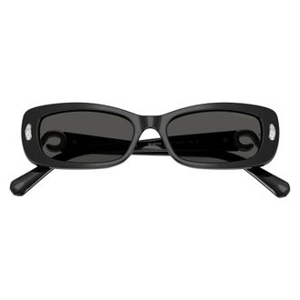 Swarovski Lunettes de soleil forme coussin - Femme - Accessoires - Noir - Taille: 53 MM