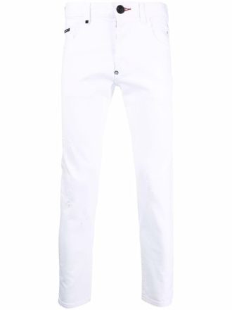 Philipp Plein Klassische Skinny-Jeans - Weiß