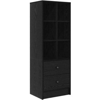 vidaXL Haut Armoire Chêne noir 45,5 x 34 x 127 cm Bois dingénierie Vidaxl