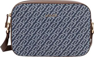 Liu Jo Sac bandouli&egrave;re monogramme - Femme - Sacs - Bleu - Taille: ONE Size
