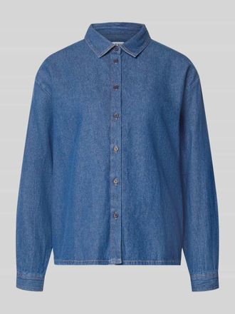Ichi Regular Fit Jeanshemd mit Hemdblusenkragen Modell ARCHER