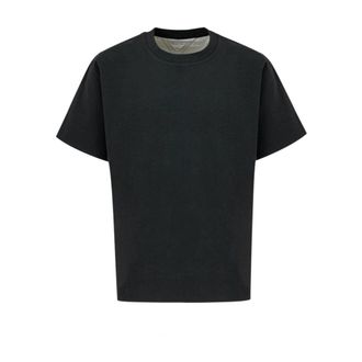 Bottega Veneta Oversize T-Shirt aus Pima-Baumwolle - - Tops - Herren - Schwarzk - S