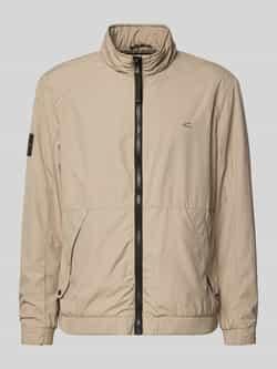 Camel Active Blouson mit Logo-Print und Stehkragen