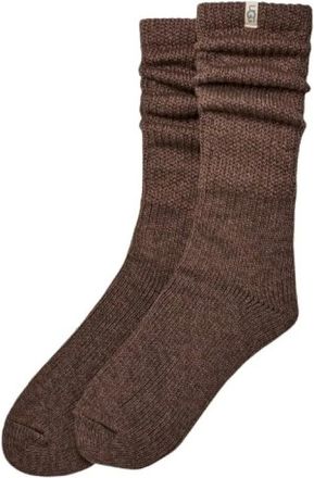 UGG Ugg, Femme, Sous-v&ecirc;tements, Brun, Taille: ONE Size Tylo Slouchy Crew Sock