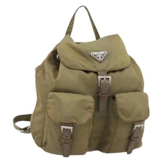 Prada Pre-owned Vintage Backpack - - Pre-owned - Damen - Gr&uuml;n - ONE SIZE
