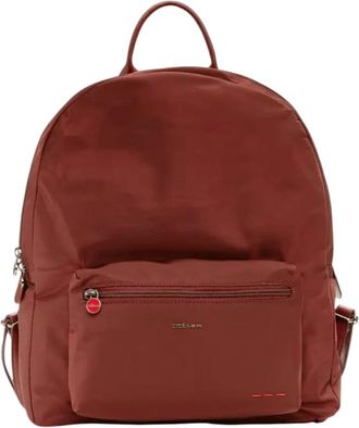 Kiton Homme, Sacs, Brun, Taille: ONE Size Sac &agrave; dos avec fermeture &eacute;clair et poche ext&eacute;rieure