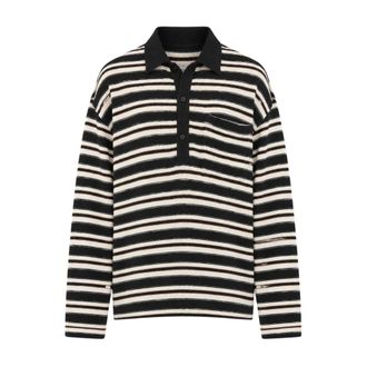 Song for the Mute Langarm Poloshirt - - Tops - Herren - Schwarzk - M
