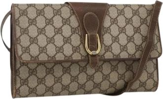 Gucci Sac bandouli&egrave;re vintage doccasion - Femme - Pre-owned - Beige - Taille: ONE Size
