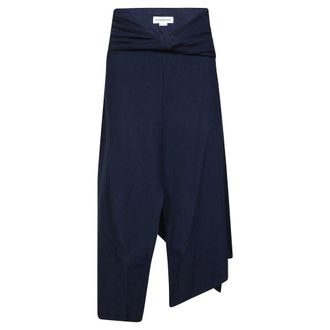 Victoria Beckham Gonna Midi Dettaglio Avvitato - - Skirts - Damen - Blau - L