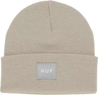 HUF Besticktes Beanie-Set in Putty - - Accessories - Herren - Grau - ONE SIZE