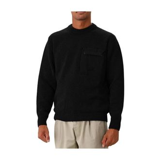 C.P. Company C.p. Company, Homme, Pulls, Noir, Taille: L Maille col rond