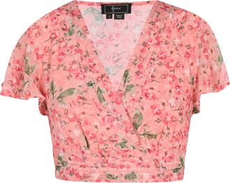 Faina Bluse Frauen Koralle mehrfarbig