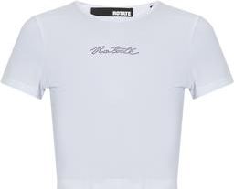 Rotate T-shirt court en coton