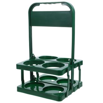 FOMIYES Faltbarer Bierflaschentr&auml;ger mit Griff Tragbares Bierregal aus Robustem Material Glatter Bierkorb f&uuml;r Bar und Outdoor Getr&auml;nketr&auml;ger f&uuml;r Flaschentrans