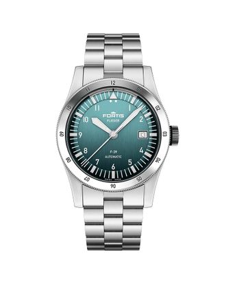 Fortis FLIEGER F-39 Automatic Petrol Herrenuhr F4220019