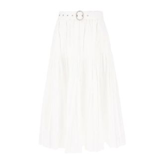 Jil Sander Femme, Jupes, Blanc, Taille: 36 FR Robe &Eacute;l&eacute;gante Gonne pour Femmes