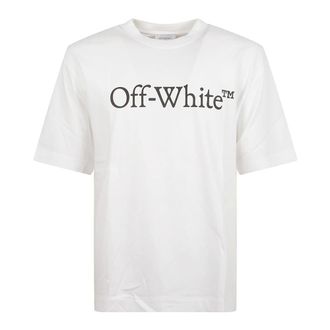 Off-white Homme, Tops, Blanc, Taille: S T-Shirt de Skate Bookish