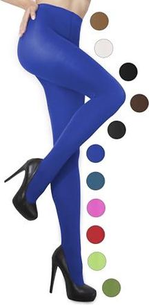 Sesto Senso Collants Femme Bleu Opaque Lisse Microfibre 50 Den Bleu Profond Bleuet 2 XS-S Modrak