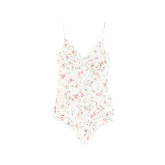 Shushu/Tong Shushu/Tong, Femme, Tops, Multicolore, Taille: 38 FR Body &agrave; volants et imprim&eacute; floral