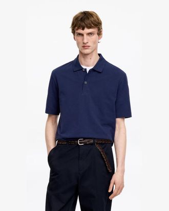 Arket Pikee-Poloshirt -Blau
