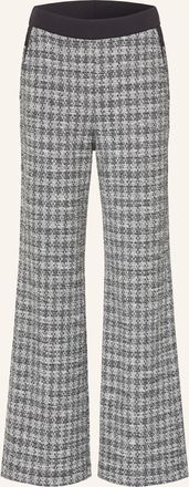 Sportalm Marlenehose Aus Boucl&eacute; Mit Glitzergarn schwarz