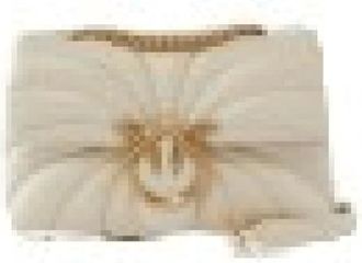 Pinko Pinko, Femme, Sacs, Blanc, Taille: ONE Size Love Puff Mini Sac Bandouli&egrave;re