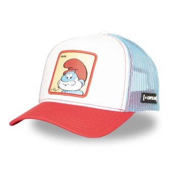 Capslab The Smurfs Cap Basecap Baseballcap Truckercap Meshcap Damen/Herren - Snapback, mit Schirm, Schirm Fr&uuml;hling-Sommer Herbst-Winter Fr&uuml;hjahr Sommer Herbst