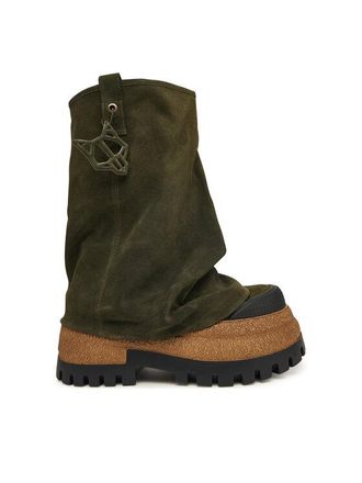 Naked Wolfe Stiefeletten Disturb Gr&uuml;n