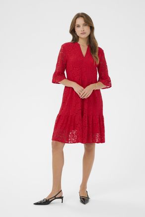 Saint Tropez Kleid ZannaSZ Kleid Lockere Passform red