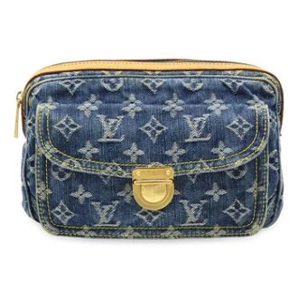 Louis Vuitton Pre-owned Denim sacs-louis-vuitton - Femme - Pre-owned - Bleu - Taille: ONE Size