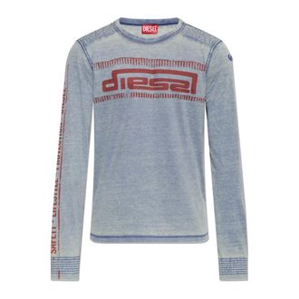 Diesel Herren, Oberteile, Blau, SGr&ouml;&szlig;e