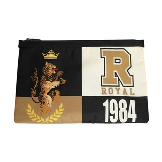 Dolce & Gabbana Pochette imprim&eacute; Royal Crest - Homme - Sacs - Multicolore - Taille: ONE Size