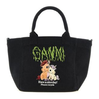 Ganni Femme, Sacs, Noir, Taille: ONE Size Sacs &agrave; &eacute;paule