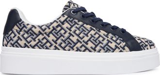 Tommy Hilfiger Sneakers Tommy Hilfiger Chic Platform Monogram FW0FW09398 Beige