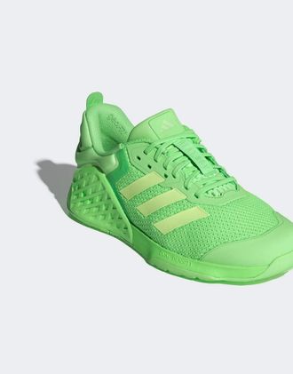 adidas adidas Performance - Dropset 3 - Krafttrainingsschuhe in Time Burst / Semi Green Spark-Grün