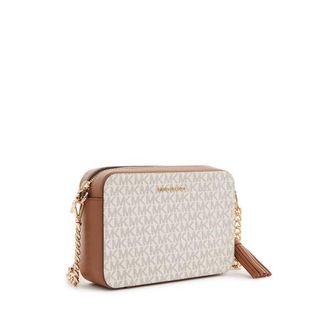 Michael Kors Jet Set Print Handtasche in Weiß