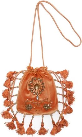 Maliparmi Maliparmi, Femme, Sacs, Jaune, Taille: ONE Size The Precious Velvet Pouch