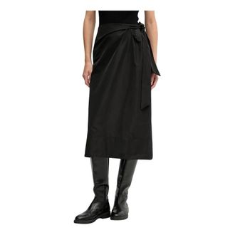 Sandro Ferrone A-Linien Midirock - - Skirts - Damen - Schwarzk - S