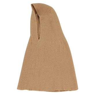 Alysi Femme, Accessoires, Brun, Taille: M Balaclava en laine c&ocirc;tel&eacute;e anthracite douce