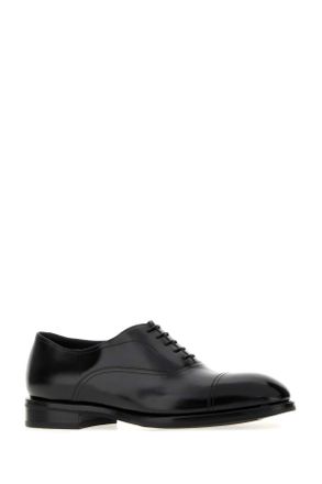 Santoni Cap-Toe Leather Oxford