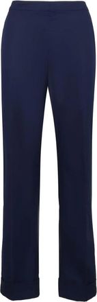 Aspesi Femme, Pantalons, Bleu, Taille: 40 FR Pantalon en coton taille haute